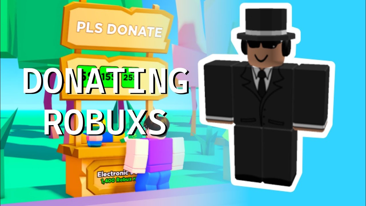 Donating 2 - 5 Robuxs In Pls Donate Per Viewer! (LIVE) - YouTube