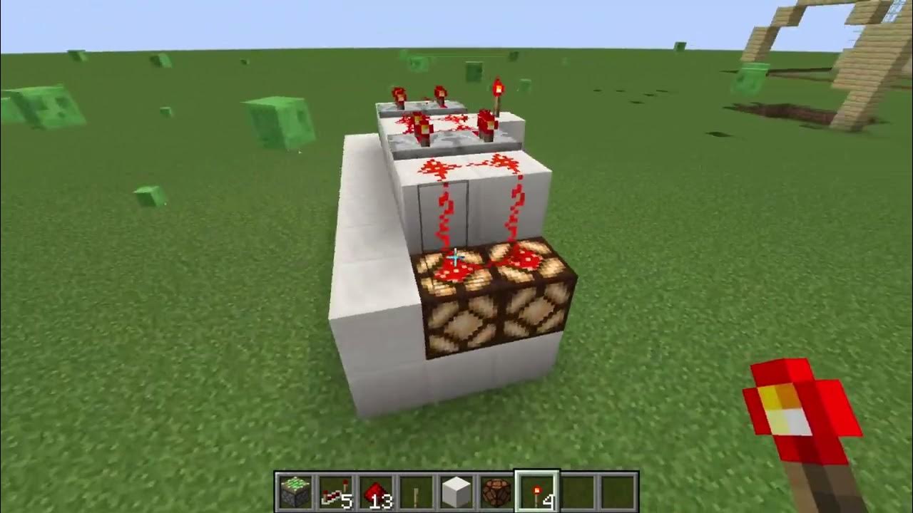 Minecraft Redstone Tür - YouTube