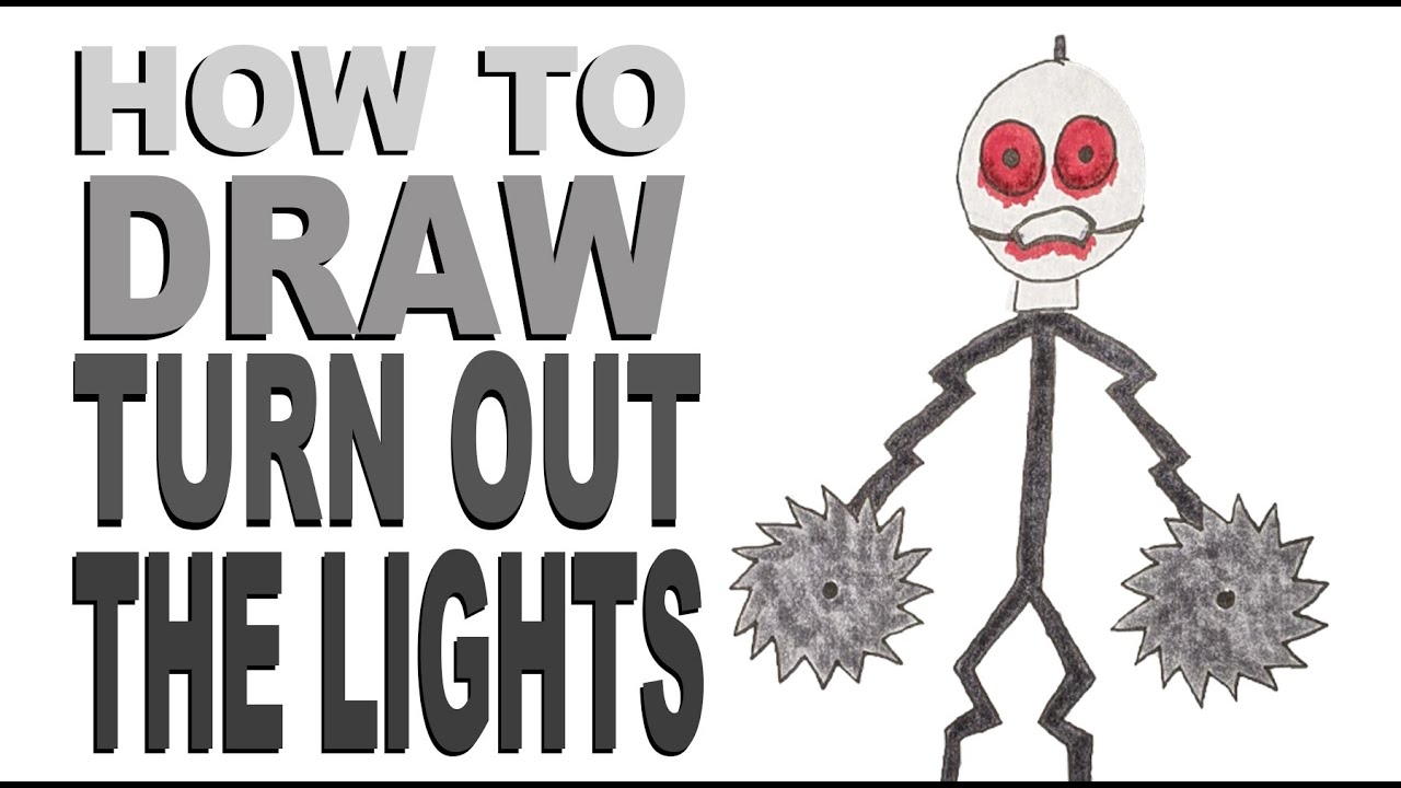 How to draw Turn Out The Lights (Trevor Henderson) - YouTube