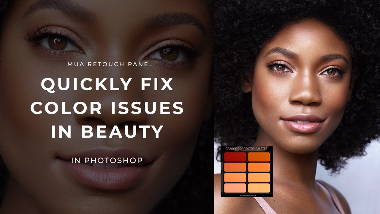 Quick Color Corrections in Beauty Retouching 🎨 - YouTube