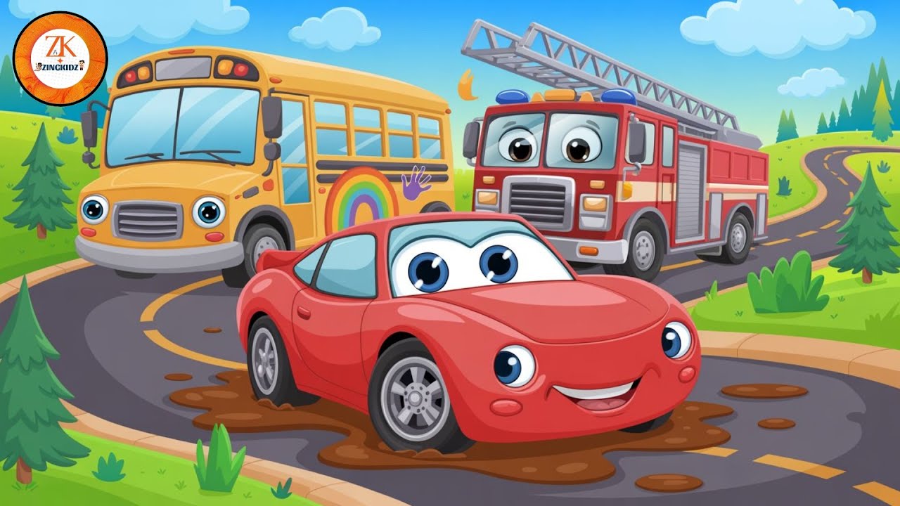 10 Vehicles Song | Vehicles Voice | Kids Songs | Toddler Learning Video ...