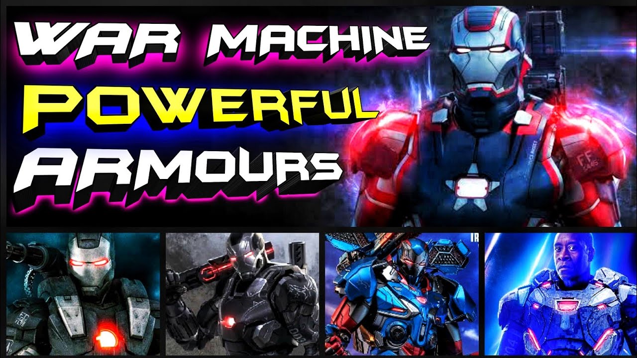 WarMachine Every Armour Explained - YouTube