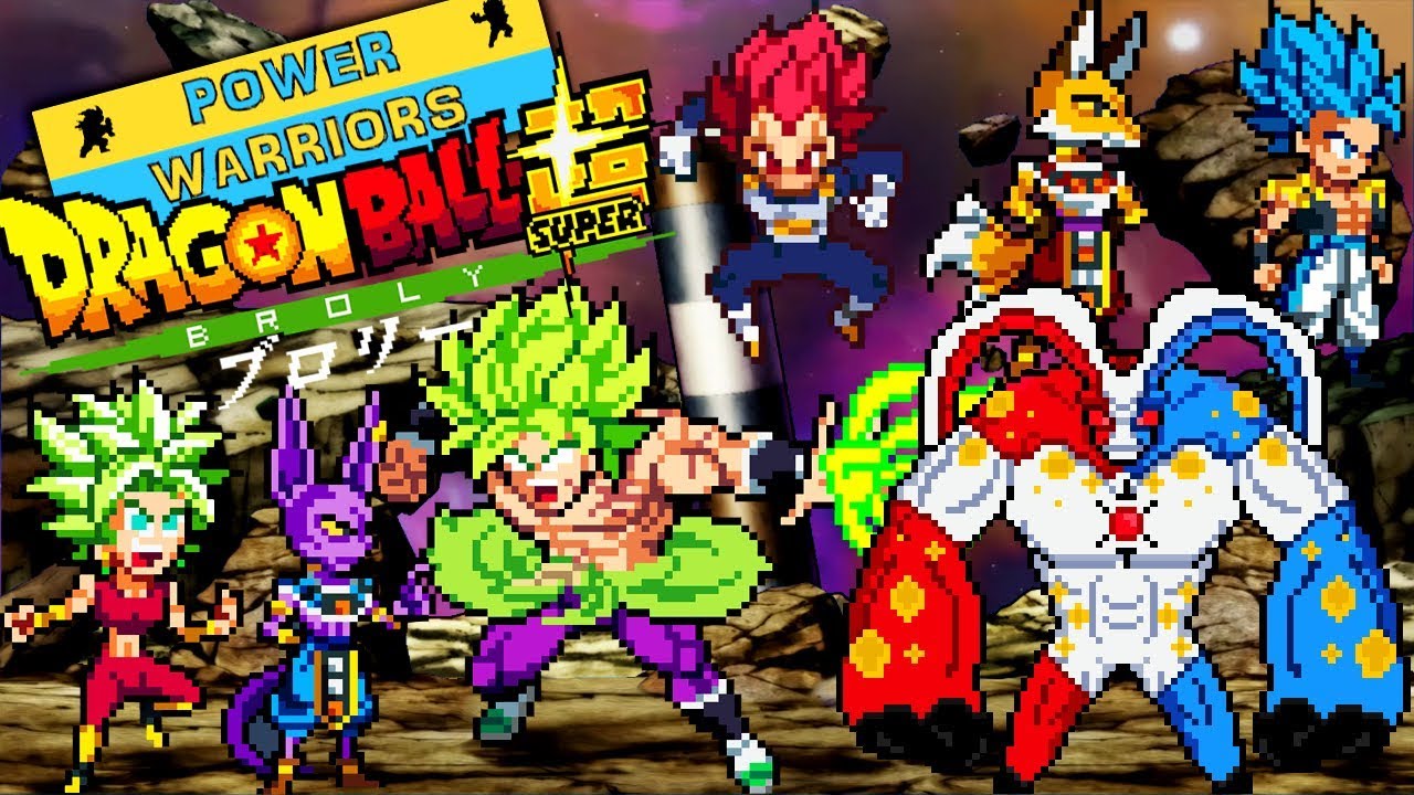 POWER WARRIORS ! NOVO BROLY FILME VS XENO GOKU SSJ5 E ZAMASU VS GOKU UI ...