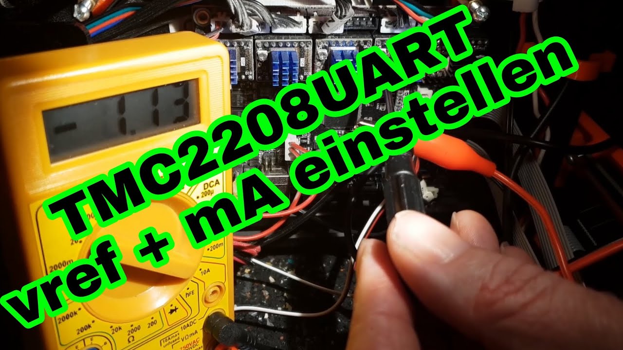 TMC2208 UART Stepper Motor wird heiß howto - move in Z 3D - YouTube