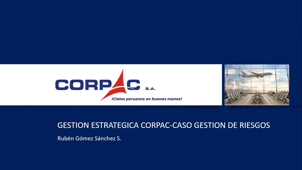 PLAN DE GESTION DE RIESGOS EN CORPAC (08/08/2023) - YouTube