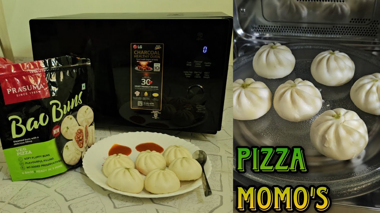 Bao Buns Momo's Veg Pizza Prasuma | LG 28 L All In One Charcoal ...