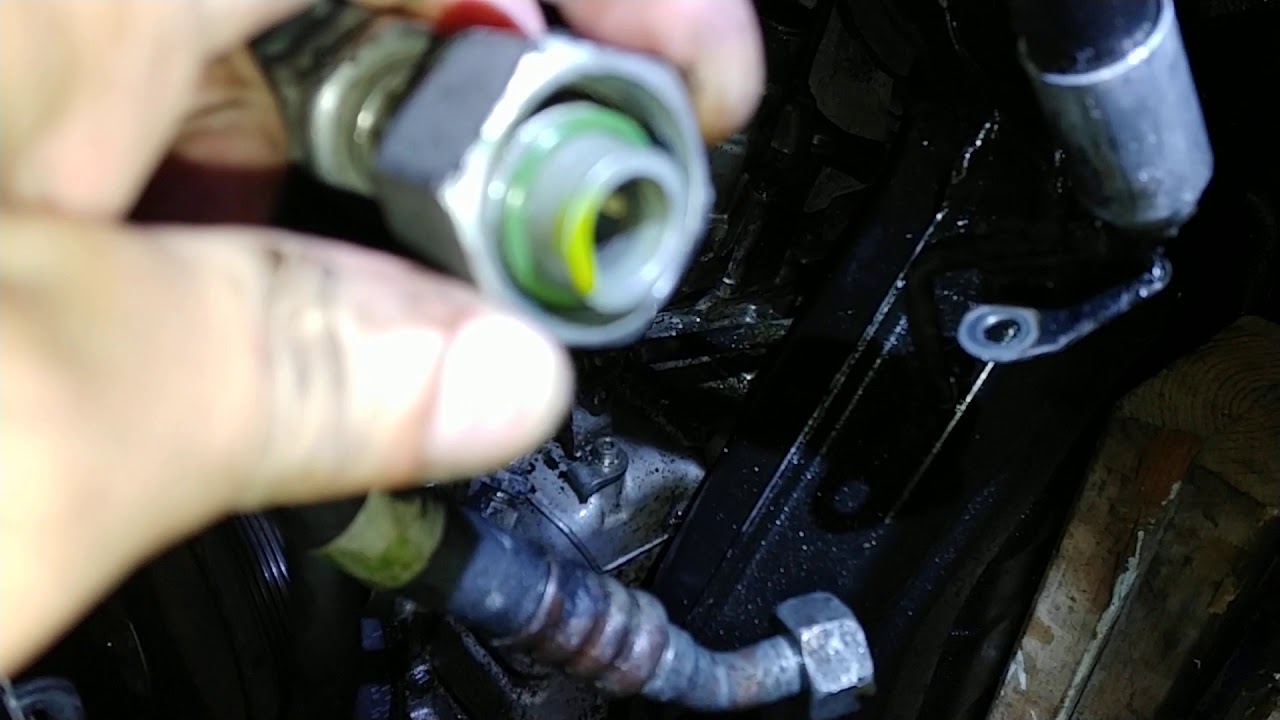 Mercedes S600 A/C compressor outlet pipes - YouTube