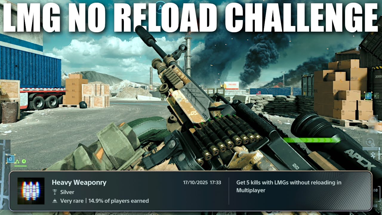 Battlefield 6 - 5 LMG Kills W0 Reloading - Heavy Weaponry Trophy ...