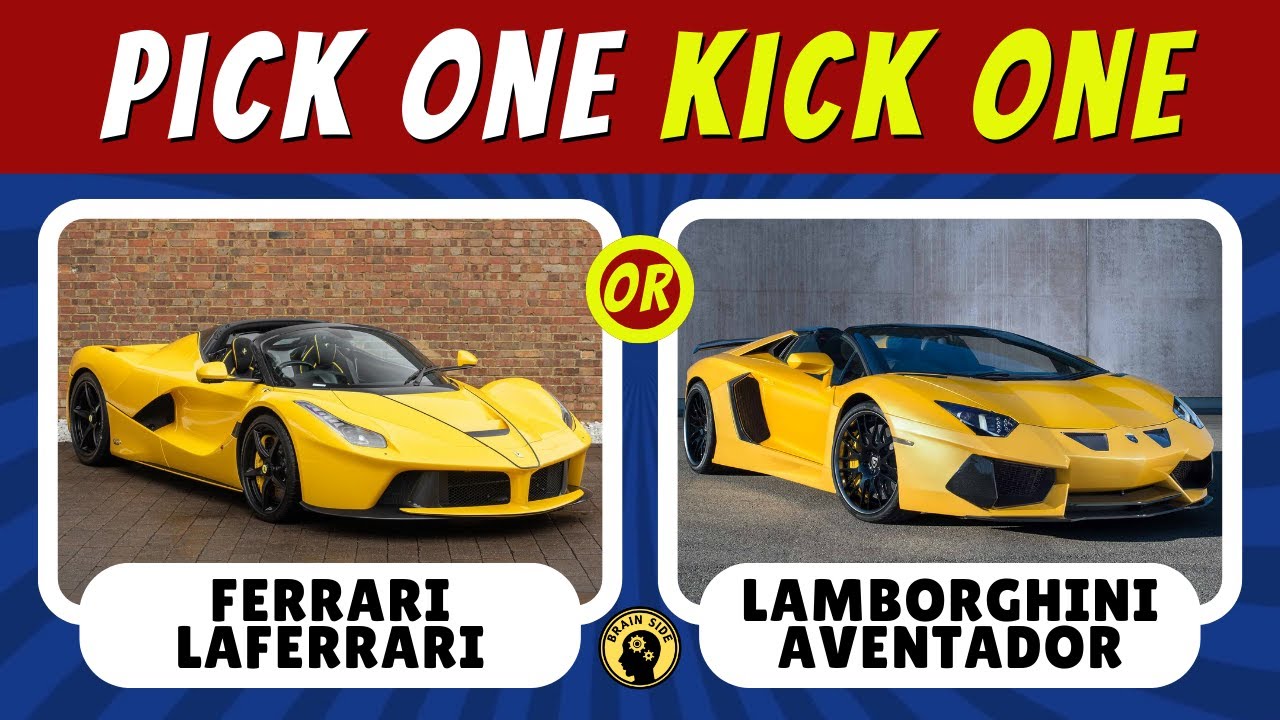 Pick One Kick One Cars Edition 🚗🔥 Car Quiz 🏎️ Choose Your Dream Ride ...