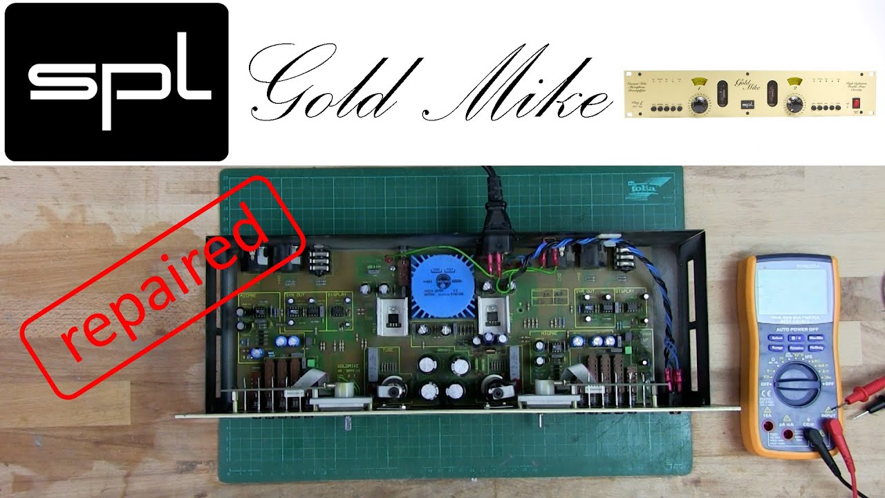 SPL Gold Mike repair - YouTube