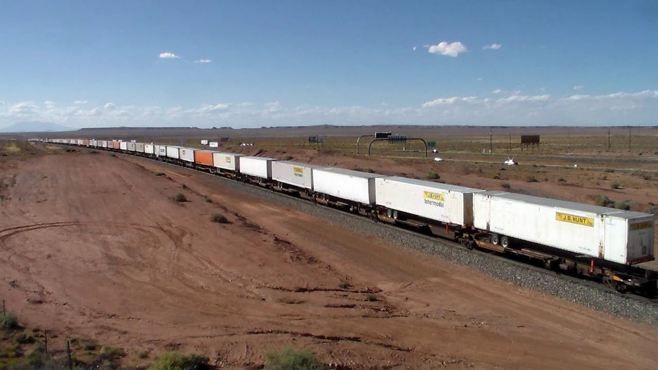 BNSF Z SBDWSP8 14 - BNSF 4580 E @ Winslow, AZ - YouTube