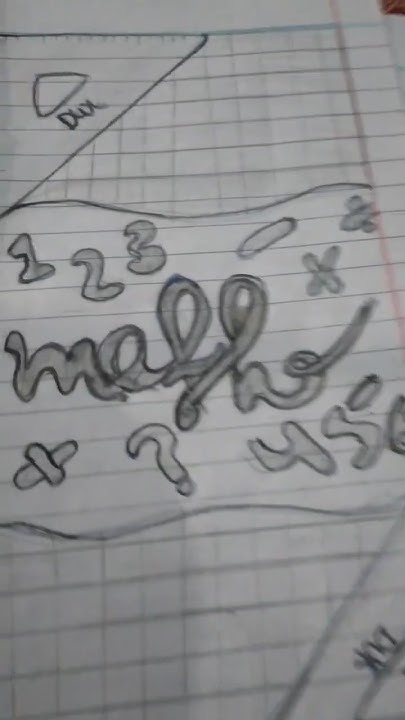 Customizing math notebook first page by only using black #shortsviral # ...