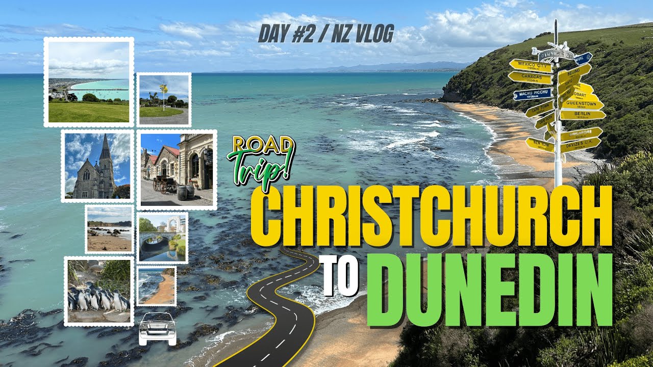Christchurch to Dunedin Road Trip | Day 2 EPIC New Zealand - YouTube