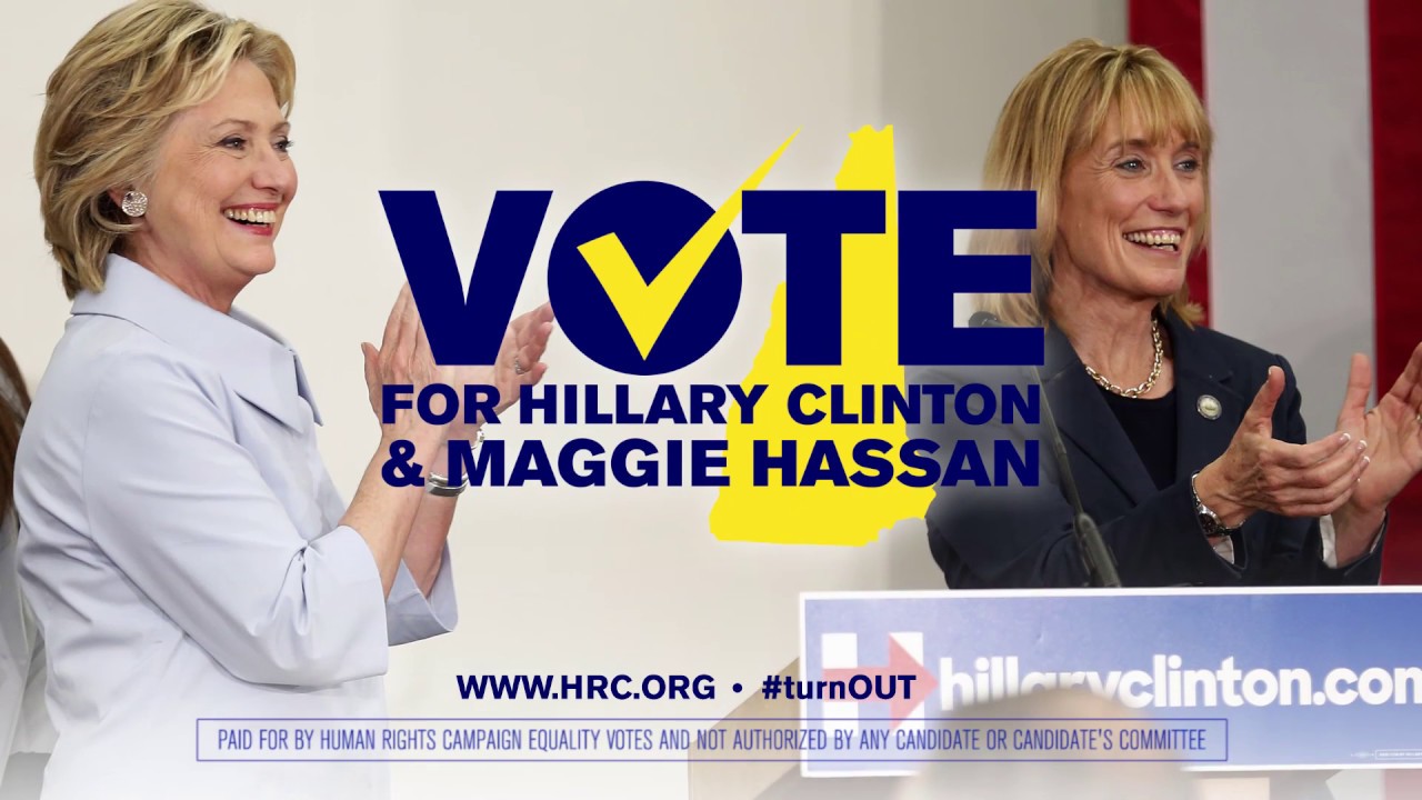 Maggie Hassan and Hillary Clinton for Equality - YouTube
