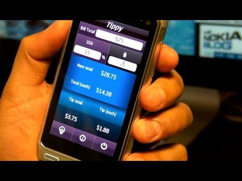 Demo on Nokia N8: Tippy, Tip calculator application
