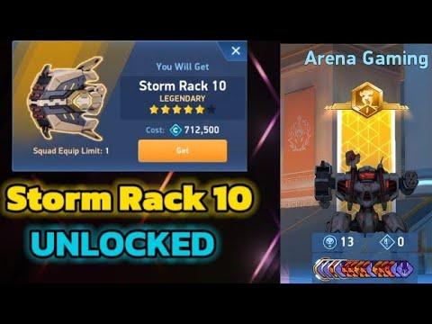 Finally Unlocking Storm Rack 10🔥🔥 || Mech Arena Gameplay - YouTube