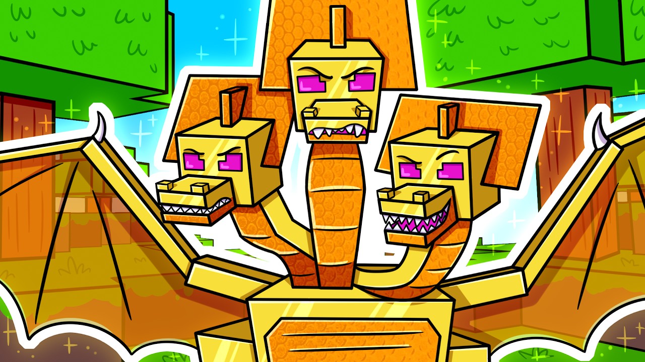 I Survived 1000 DAYS as a GOLD HYDRA in HARDCORE Minecraft! - Predators Compilation - YouTube