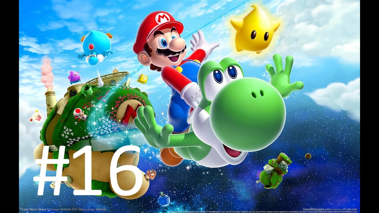 Super Mario Galaxy 2 - Part 16 - Bowser Jr's Boomsday Machine! - YouTube