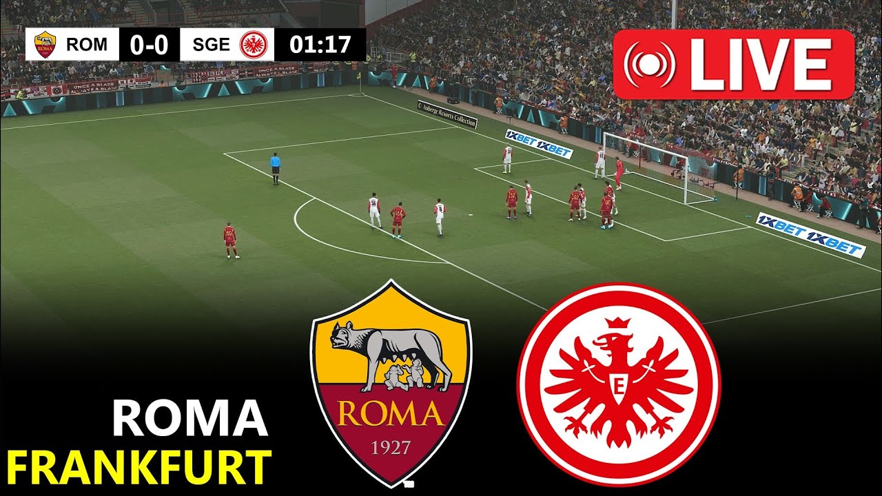 AS Roma vs Eintracht Frankfurt | Europa League 2025 l eFootball Pes 21 ...