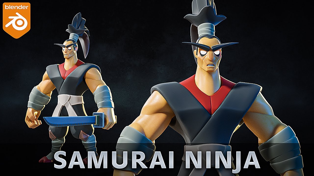 Sculpting in Blender 2.91 || 29 - Samurai Ninja - YouTube