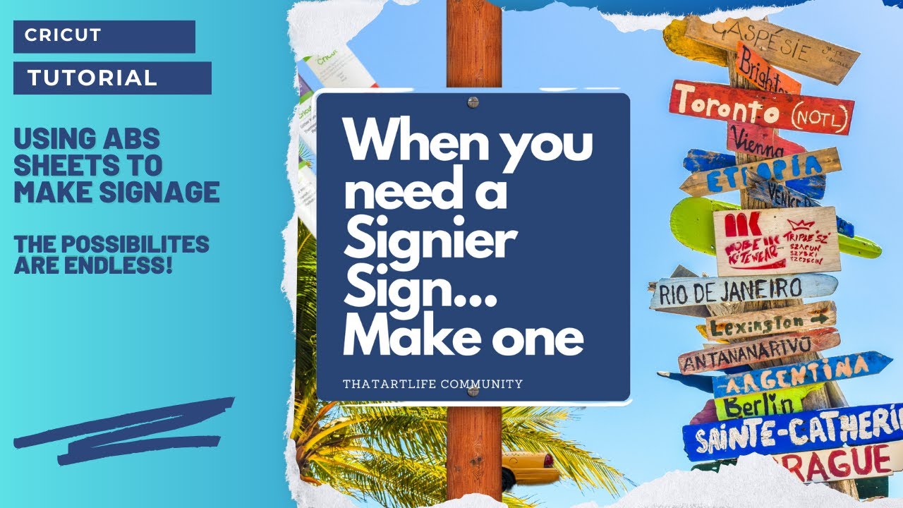 USING ABS SHEETS TO MAKE SIGNAGE - THE POSSIBILITIES ARE ENDLESS ...