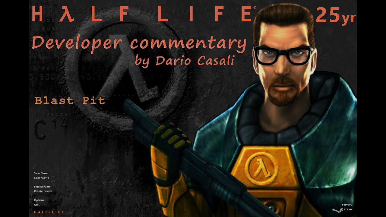 Half-Life 25yr developer commentary Ch.6: Blast Pit - YouTube