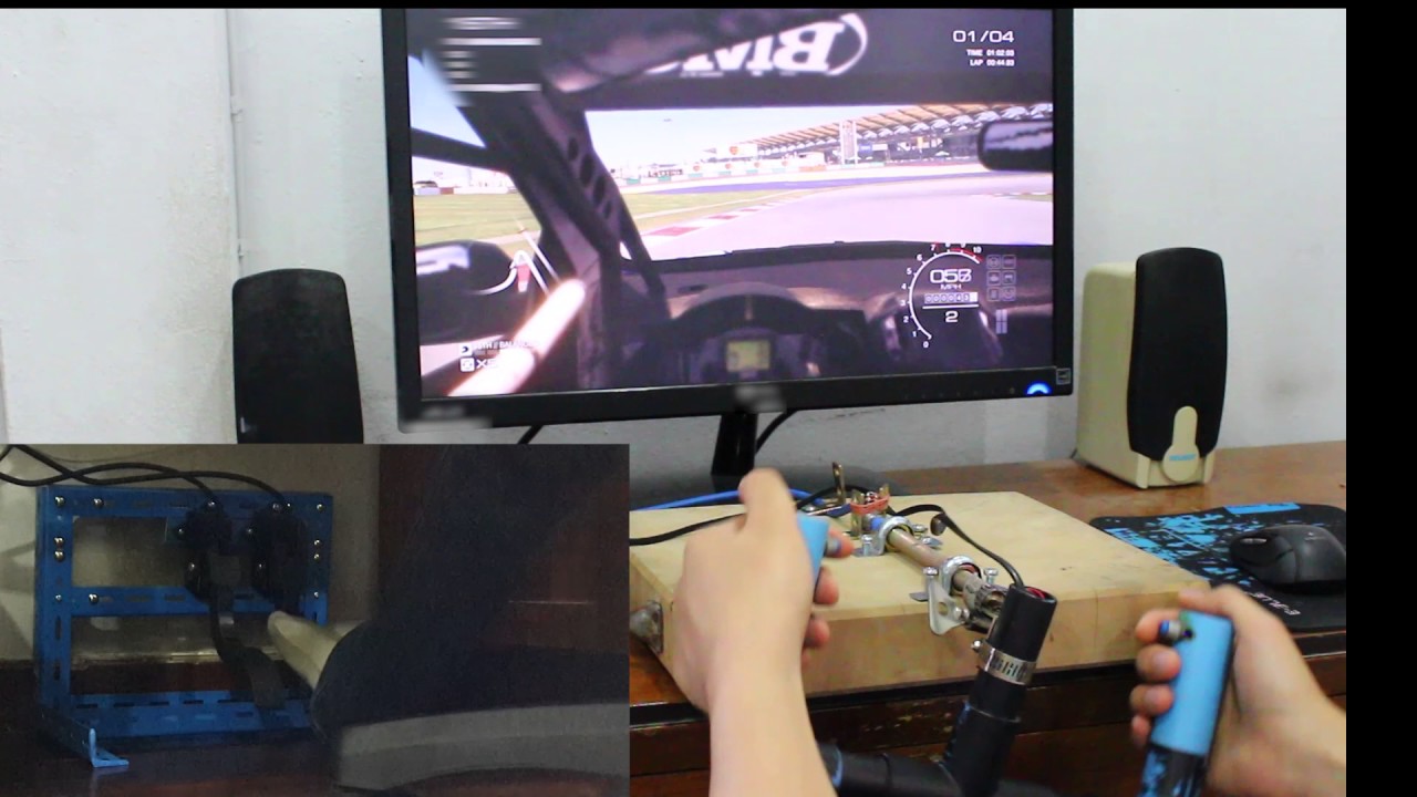 DIY Racing Simulator ทำพวงมาลัย & Paddle Shifters ไว้เล่นเอง - YouTube