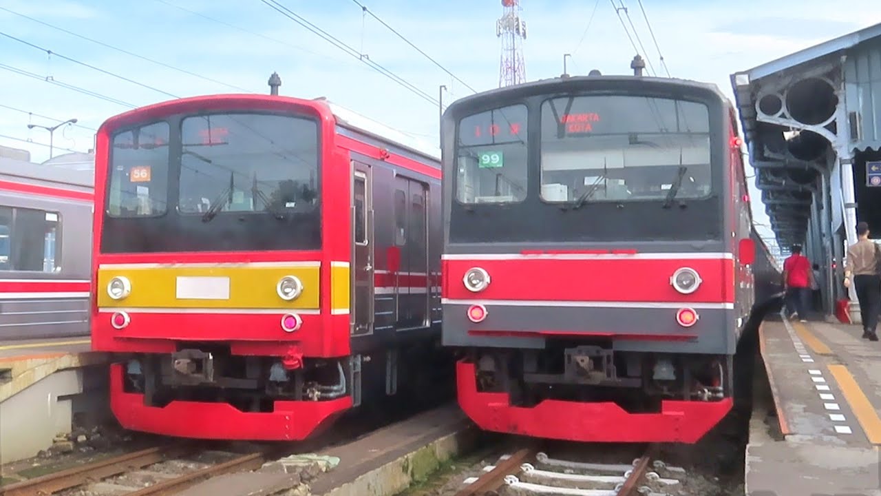 BANYAK KERETA LISTRIK LIVERY TERBARU UNIK !! Nonton Kereta Api KRL ...