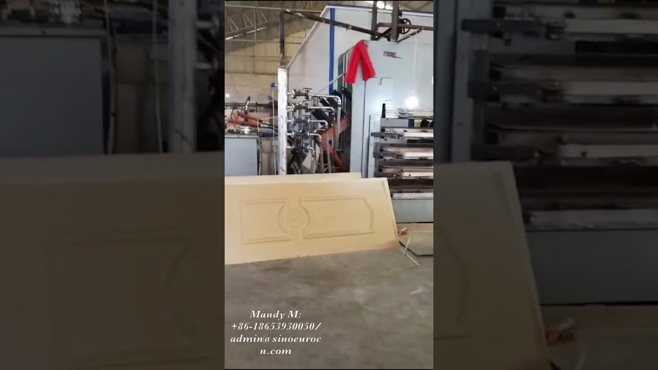 Moulded doors for MDF door skin hot press Short Cycle Melamine ...
