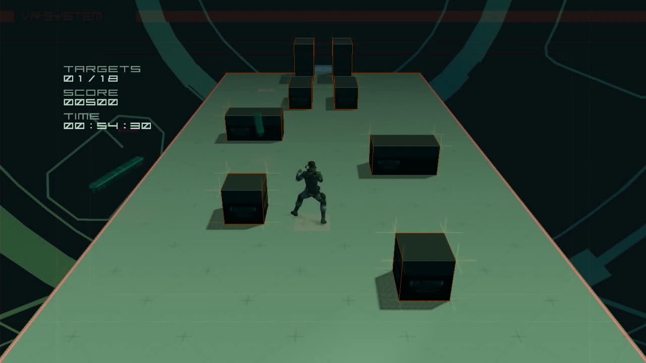 Metal Gear Solid 2 (PS3) - MGS1 Snake - VR Missions - Weapon Mode - No ...