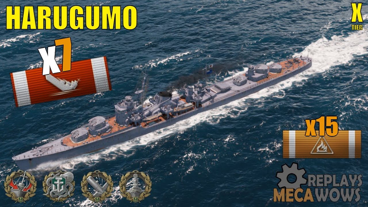 Harugumo 7 Kills & 256k Damage | World of Warships Gameplay - YouTube