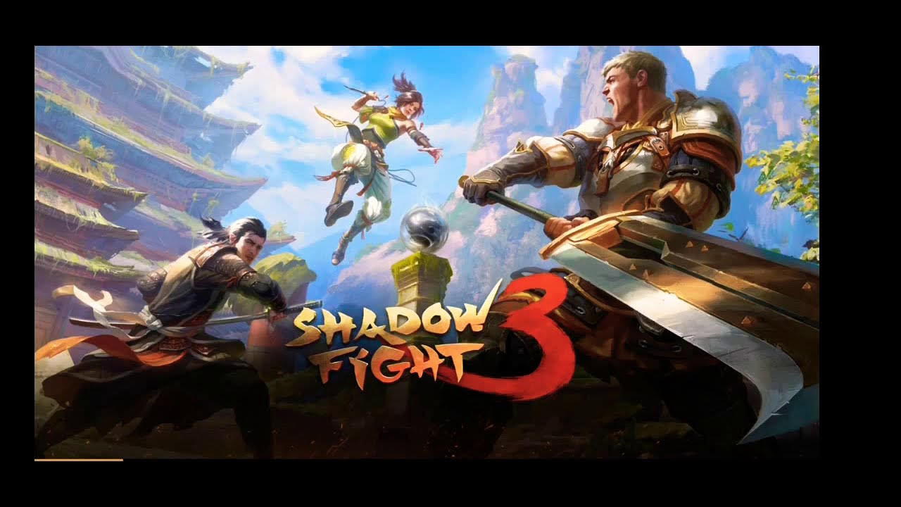 Shadow fight - 3 character selection and initial movie clip - YouTube