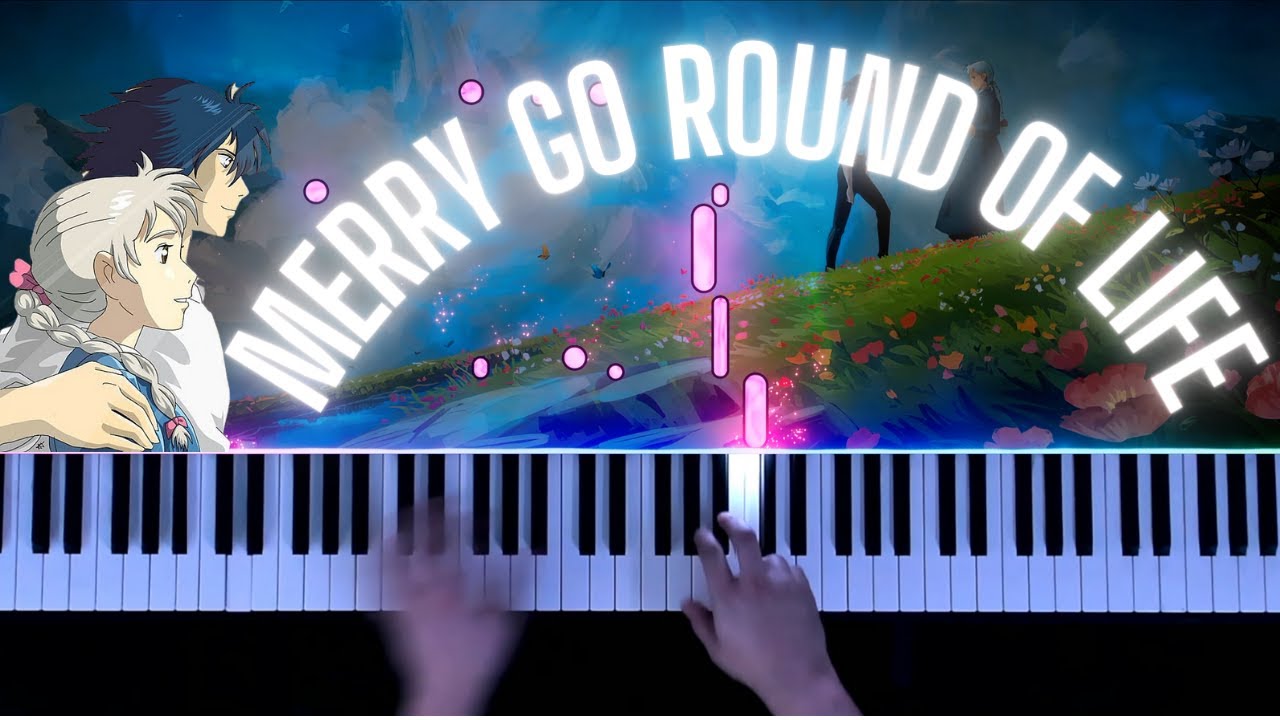 Merry Go Round of Life from Howl's Moving Castle (Piano Cover) - YouTube