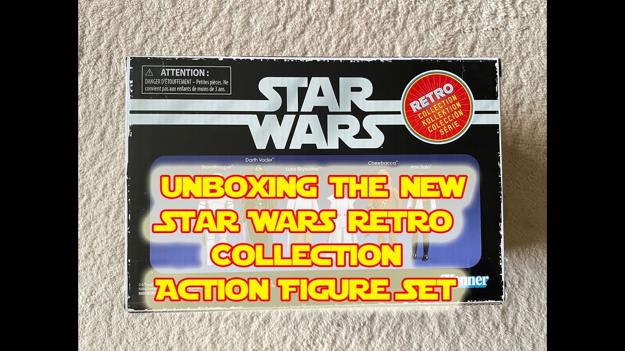 Star Wars Retro Collection Action Figure Set Unboxing - YouTube