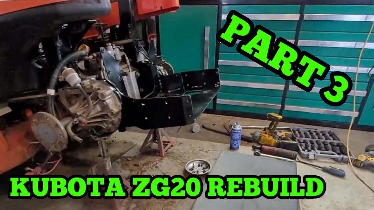 PART 3 KUBOTA ZG20 ZERO TURN PROJECT - YouTube