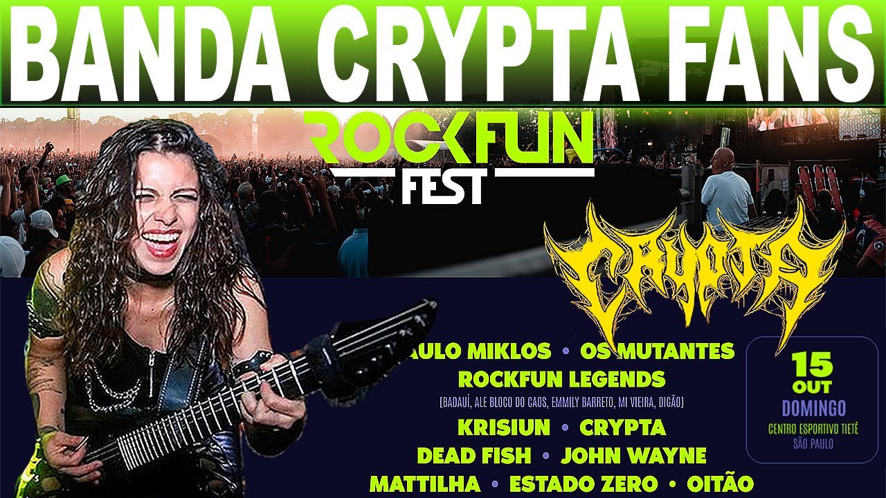 BANDA CRYPTA NA FUNFEST SÃO PAULO - YouTube