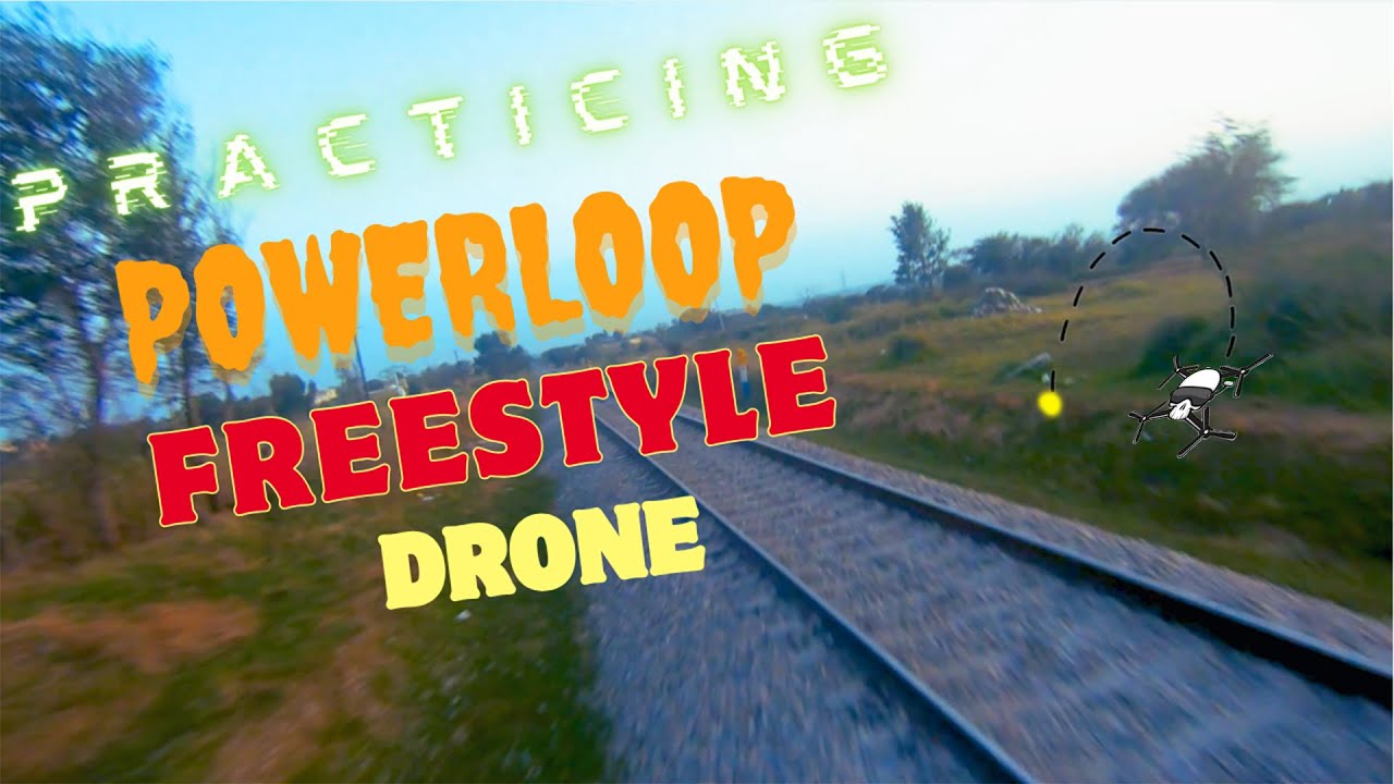 Practicing Power loop on FPV drone - YouTube