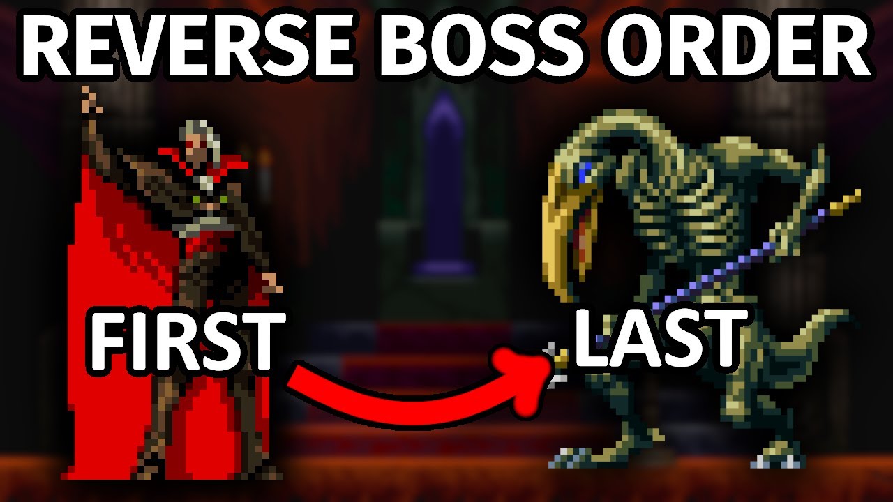 Castlevania SotN Reverse Boss Order Speedrun World Record Explained ...