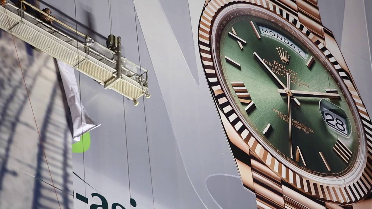 Rolex On the Biggest Billboard in the Middle East - September 2016 ...
