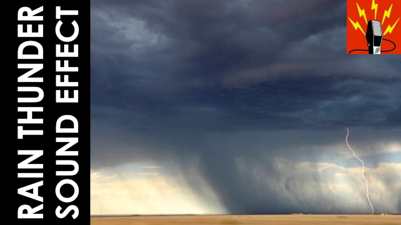 Rain and Thunder Sound Effect Short - YouTube