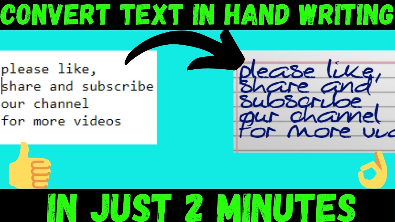 Convert Text Into Handwriting In Just 2 Minutes must Watch YouTube convert-text-into-handwriting-in-just-2-minutes-must-watch-youtube