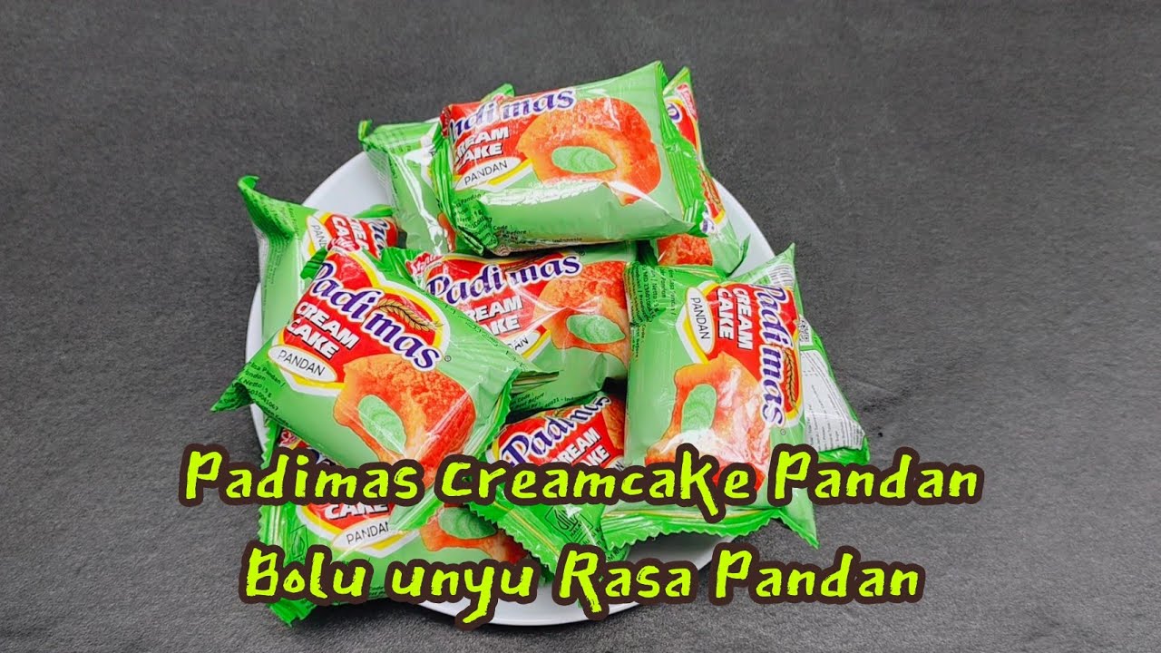 Padimas Pandan Cream Cake Bolu Pandan Dari Padimas Unyu-unyu - YouTube