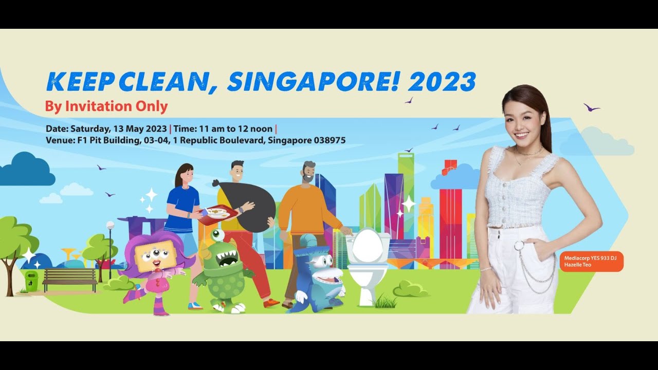 Keep Clean, Singapore! 2023 Launch Event Highlights - YouTube
