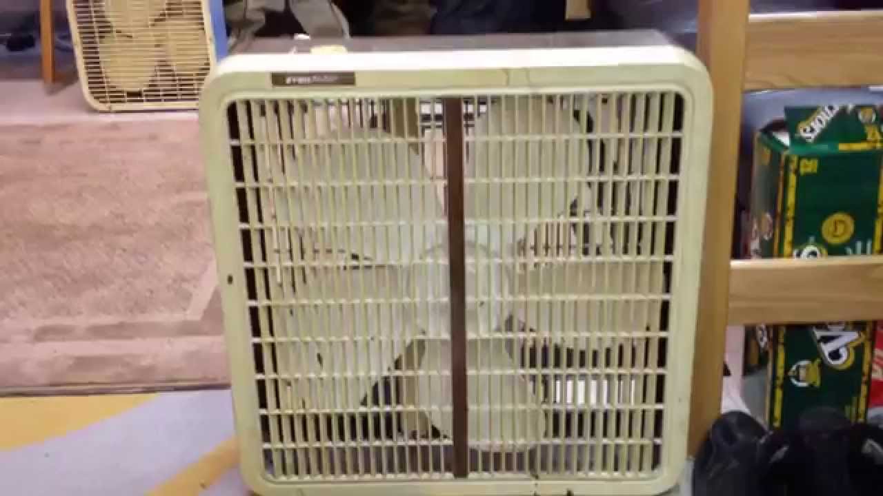 20" Even-Flow (Robeson) Box Fan - YouTube