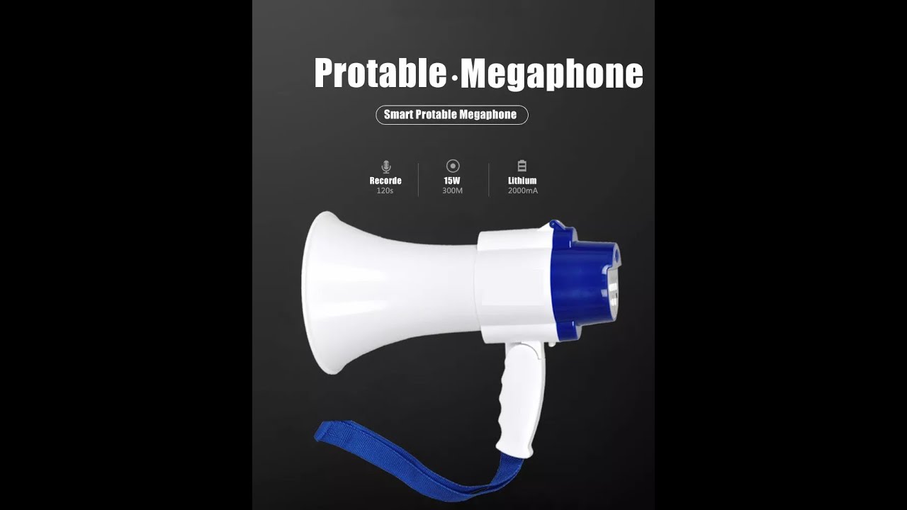 Toa Pengeras Suara MEGAPHONE Alarm Rekam 10W Sirine Speaker Portable ...