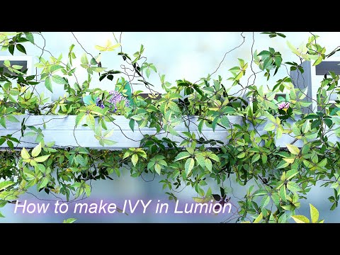 How to make IVY in Lumion | Vines, Creeper & Climbing Plants in Lumion | Lumion Tutorial in ...