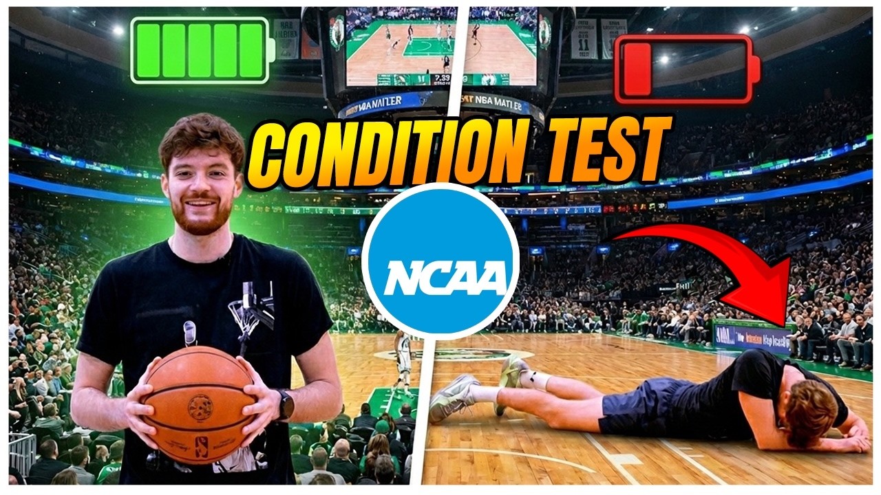 I Tried a D1 College Basketball Conditioning Test - YouTube
