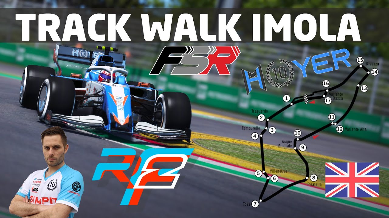 Attack the Track - Track Walk on rFactor 2 for the FSR San Marino Grand ...