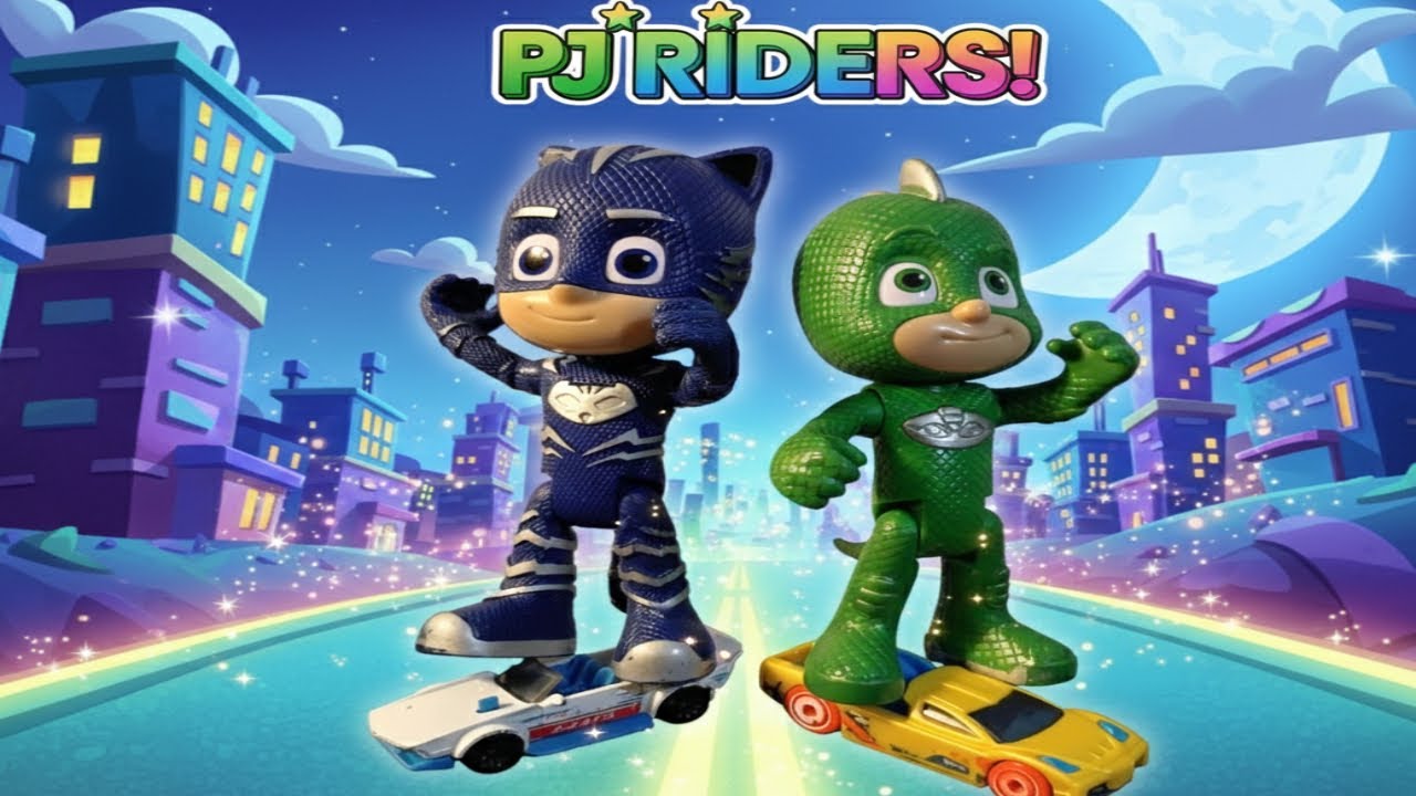 PJ Riders! - PJ Masks Toys Videos in English - YouTube