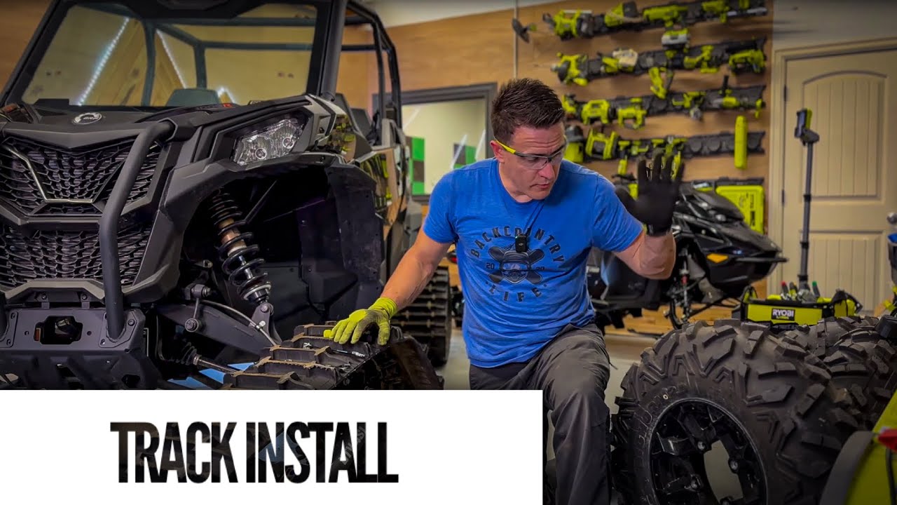 CAN-AM Maverick Sport CAMSO 4S1 UTV Track Installation - YouTube